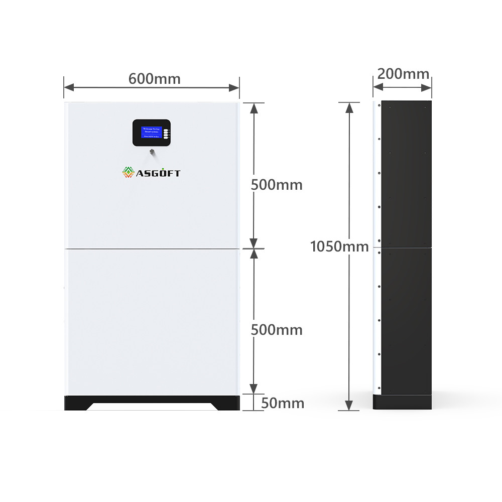 48v 280ah Off Grid Powerwall Solar Battery Lifepo4 Energy Storage RS485 ...