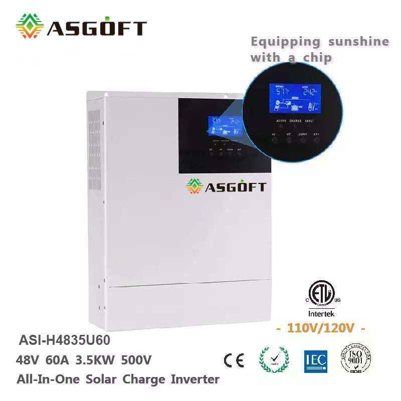 48Vdc 5000W On Off Grid Hybrid Inverter Stand Alone Solar Inverter ...