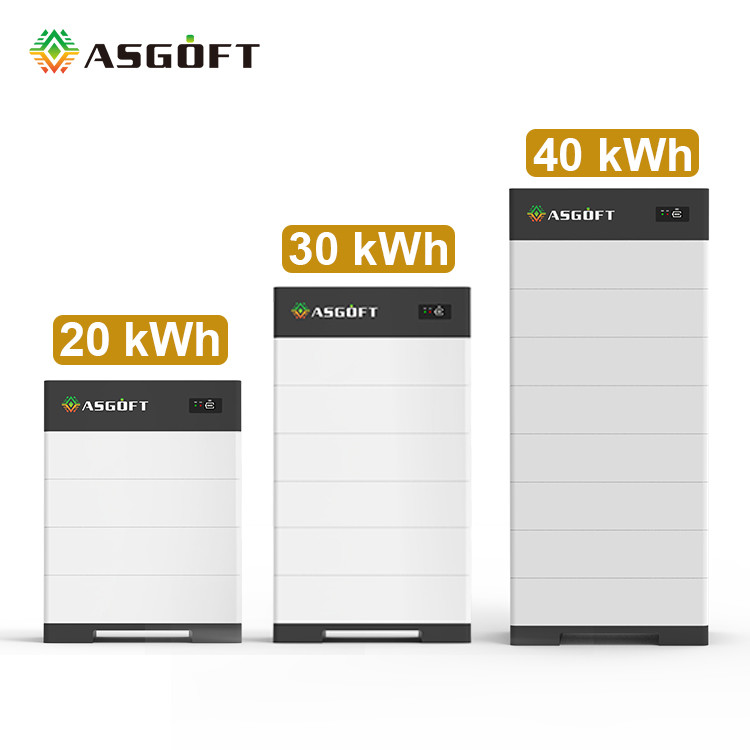 Solar Battery Cases System 15kwh-40kw Stackable Solar Generator 100Ah ...